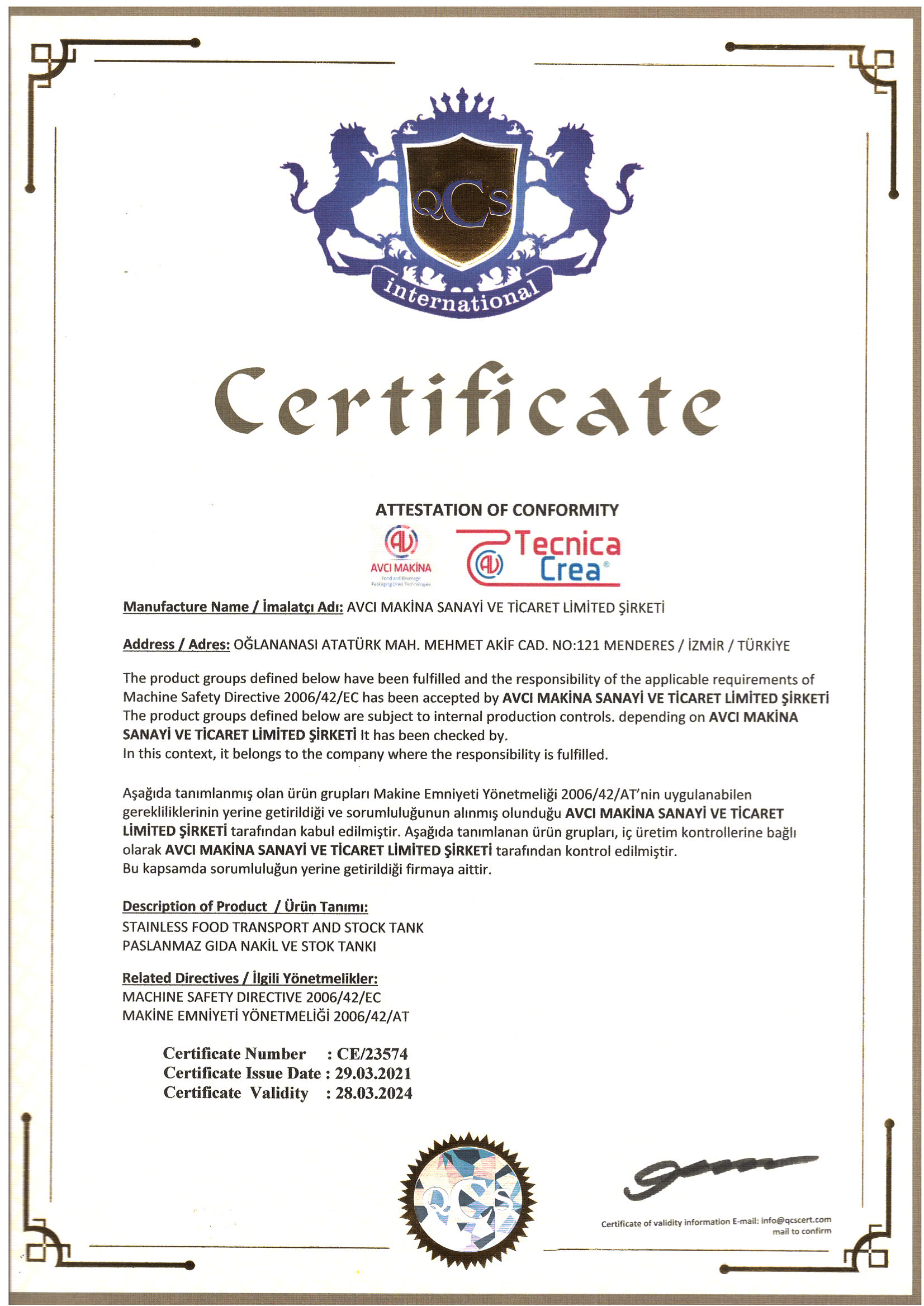 Hakkımızda - Avcı Makina